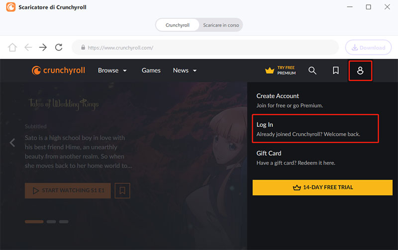 Crunchyroll Log In